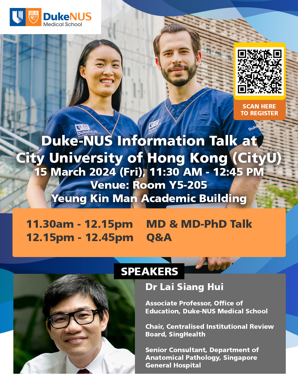 Duke-NUS Information Talk at City University of Hong Kong (CityU)
