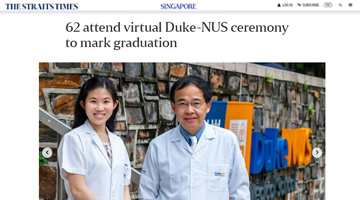 62 attend virtual Duke-NUS ceremony to mark graduation