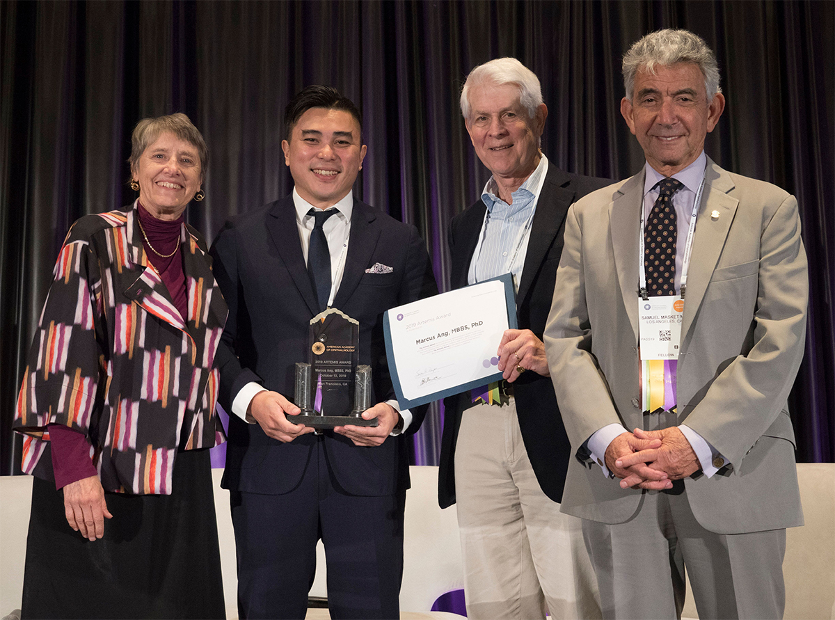 A/Prof Marcus Ang receives Artemis Award at the American Academy of ...