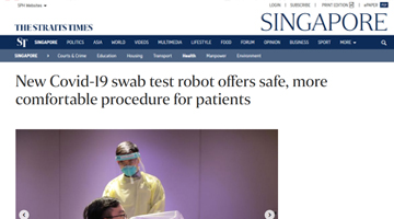 New Covid-19 swab test robot offers safe, more comfortable procedure ...
