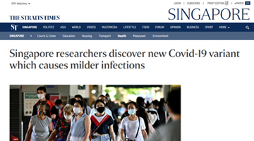 Singapore researchers discover new Covid-19 variant which causes milder ...
