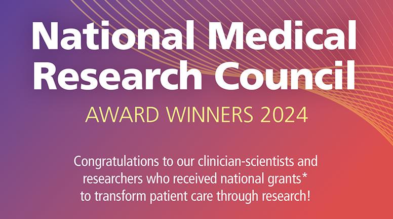 National Medical Research Council (NRMC) Award Winners 2024