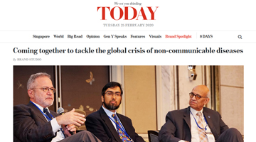 Coming together to tackle the global crisis of non-communicable ...