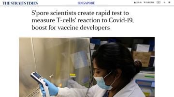 S'pore scientists create rapid test to measure T-cells' reaction to ...