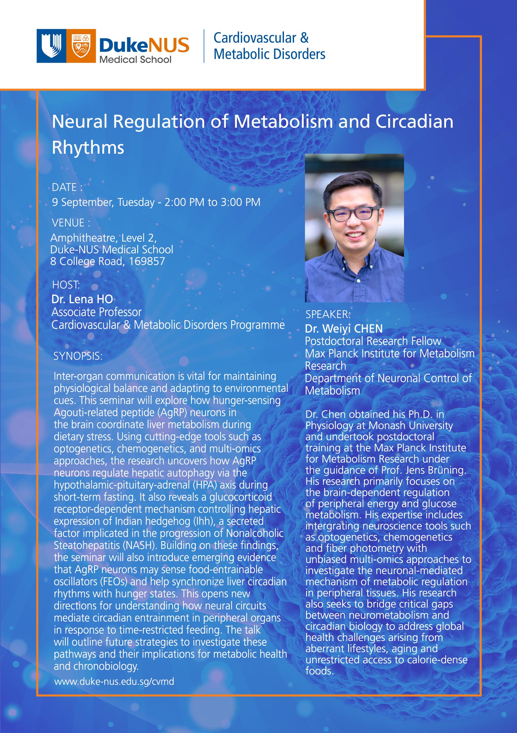 Dr. CHEN Weiyi Shares Study Insights at CVMD Research Seminar