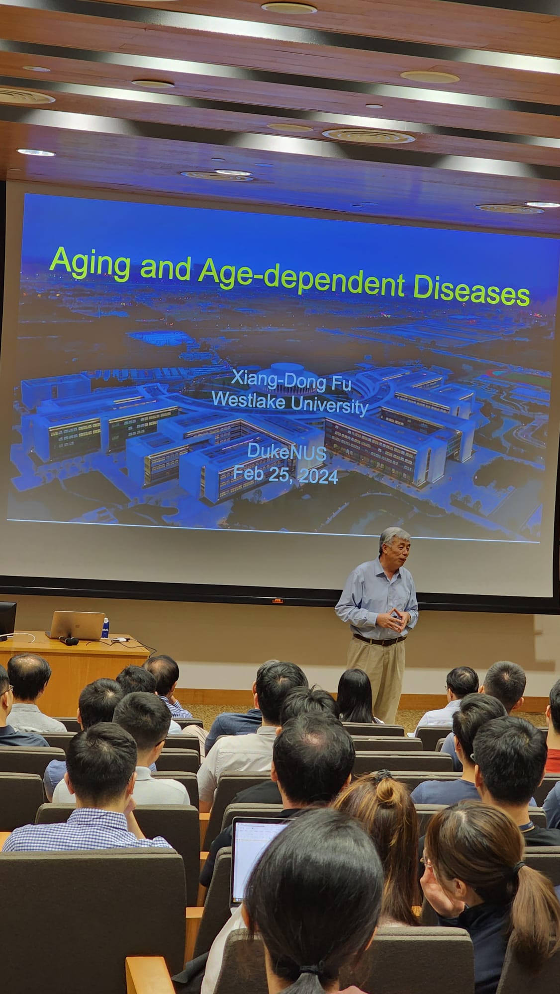 Professor Xiang-Dong Fu Share Study Insight at the Special Seminar ...