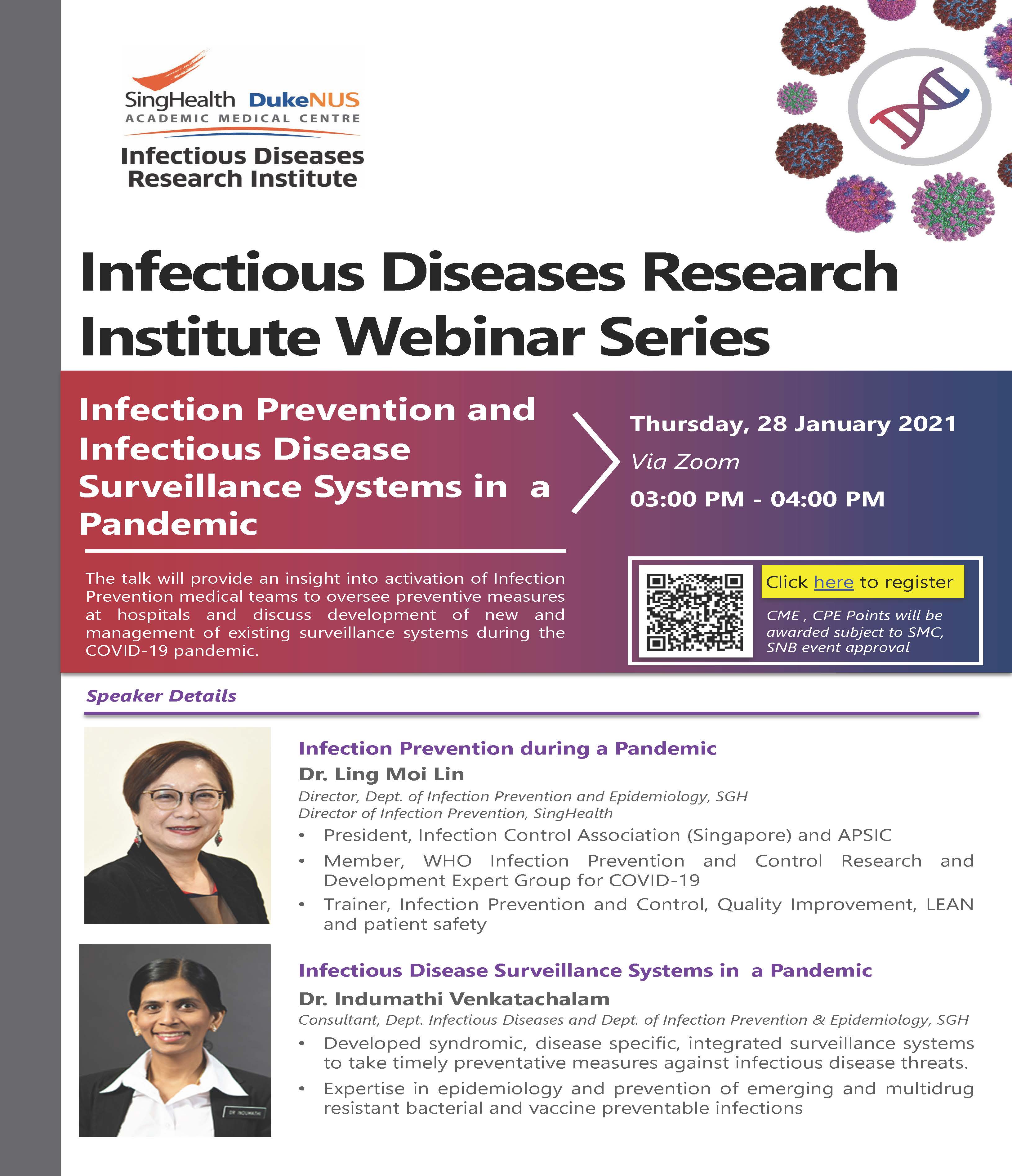[IDRI Webinar Series] Infection Prevention and Infectious Disease ...