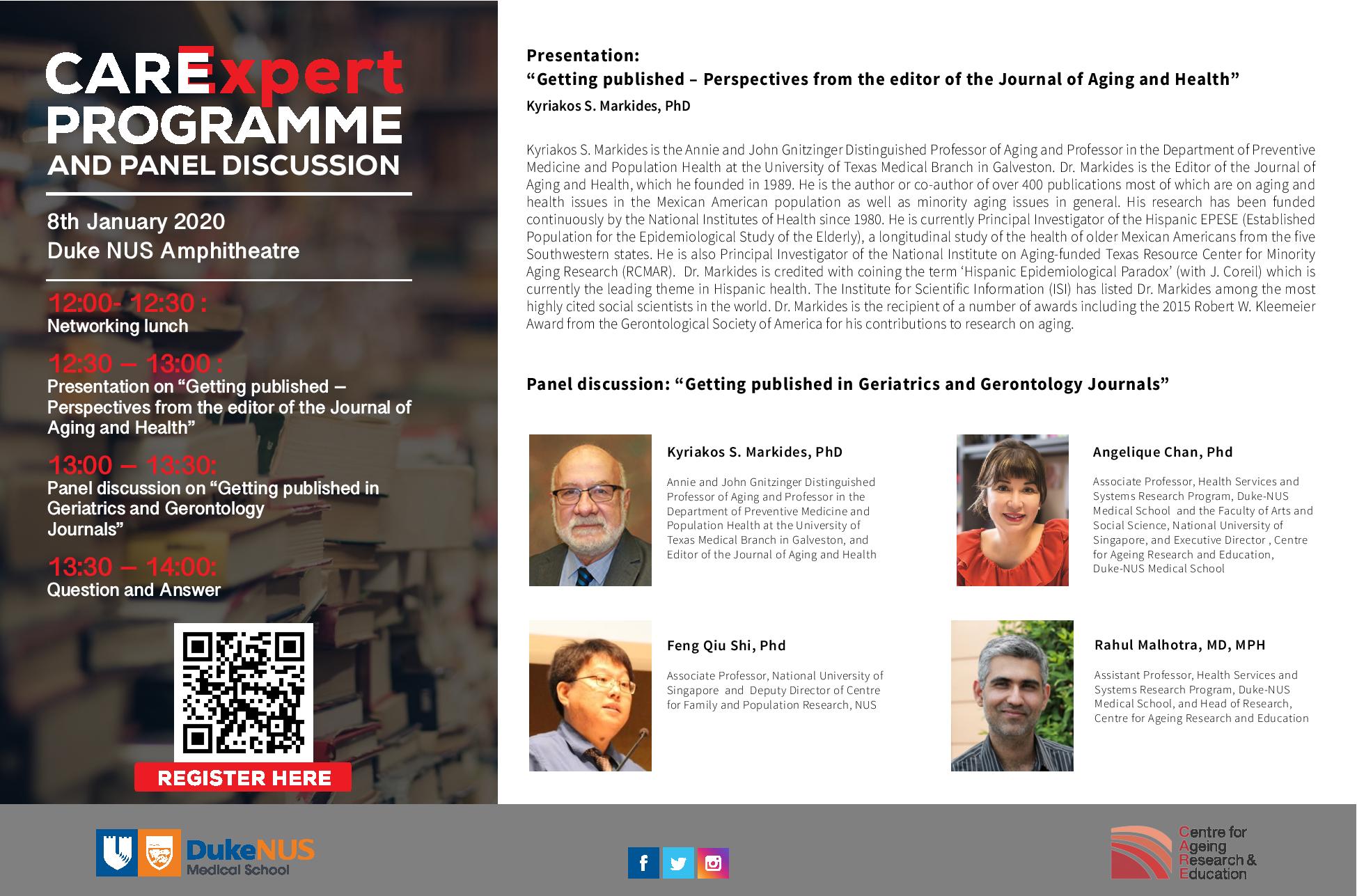 Expert Programme - Getting published – Perspectives from the editor of ...