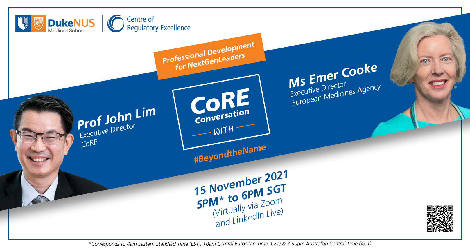 2021 CoRE Conversation with Ms Emer Cooke