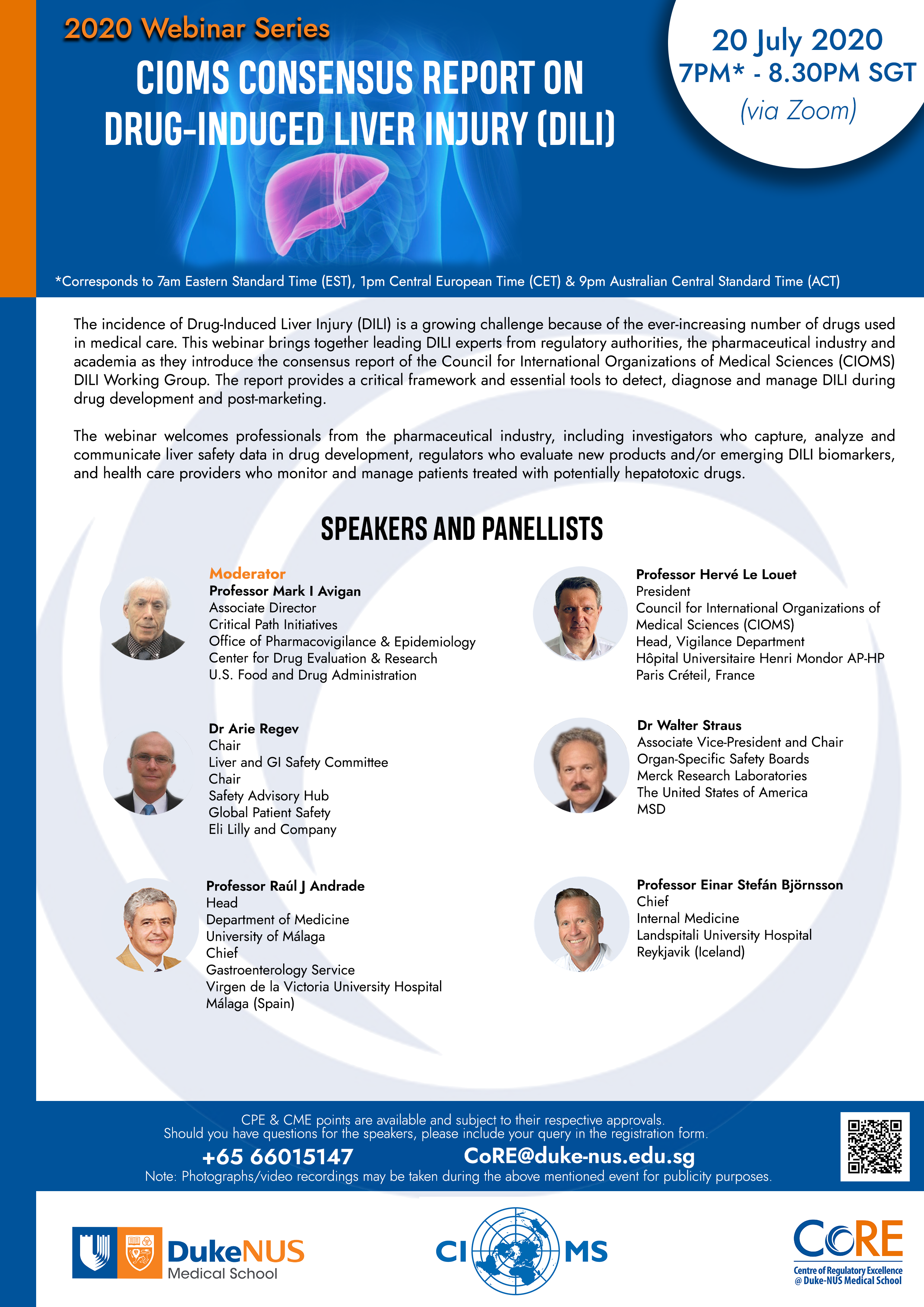 2020 Webinar Series: CIOMS Consensus report on Drug-Induced Liver ...