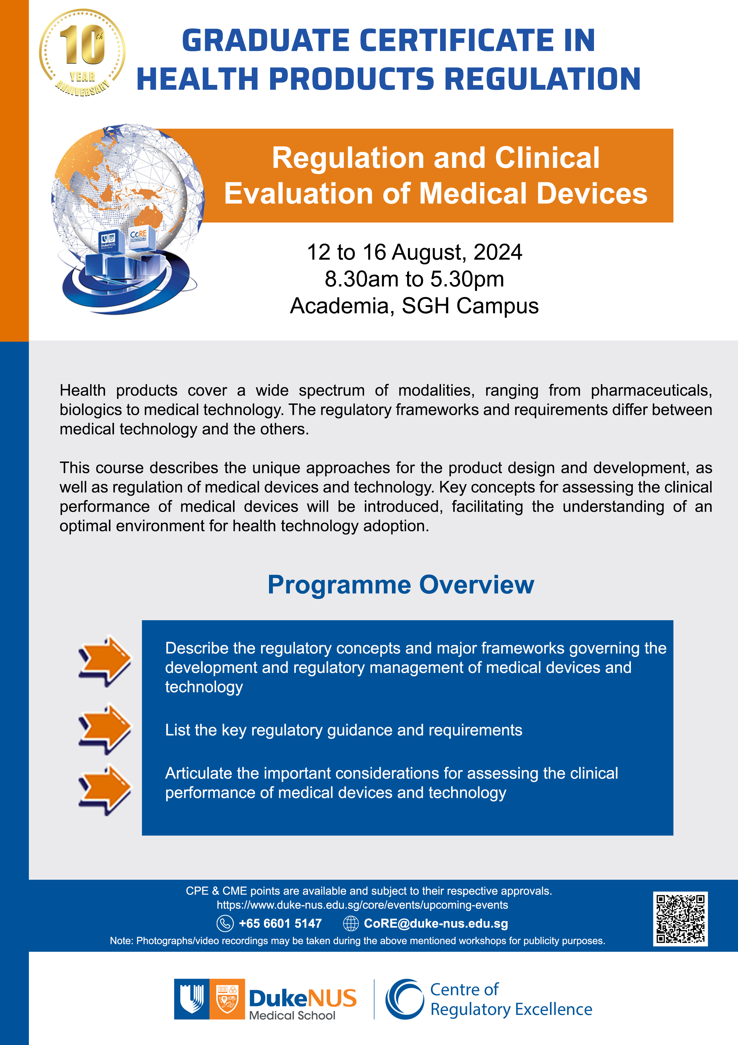 2024 GMS5008 Regulation and Clinical Evaluation of Medical Devices